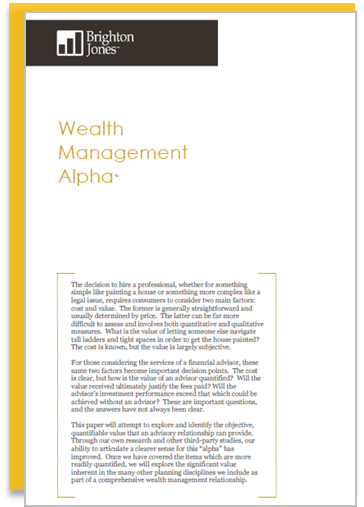 Can You Quantify the Value of a Financial Advisor? | Brighton Jones ...